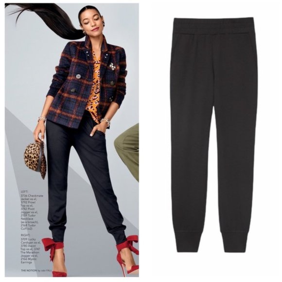 CAbi | Pants & Jumpsuits | Cabi 3742 Pivot Black Jogger Xsmall Euc ...
